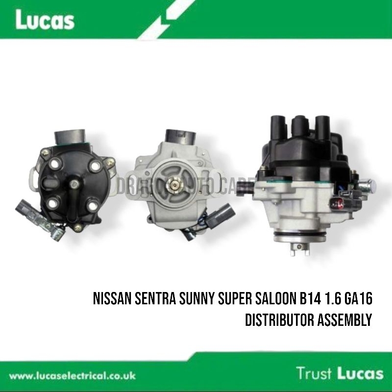 Genuine Lucas Distributor Assembly Nissan Sentra B14 G15 GA16DE 95-99 ...