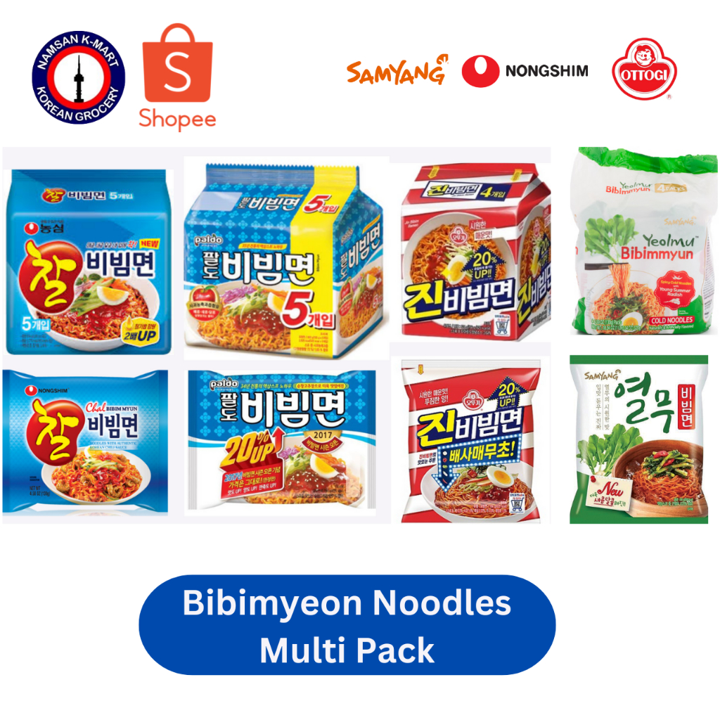 Ottogi Jin Bibimyun / Paldo Bibimmyun/SY Yeolmu Bibimmyeon/Chal Bibimyun Multi Pack | Shopee ...