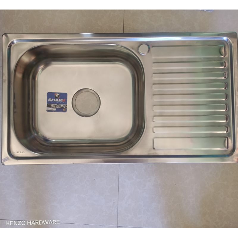 SHARK High Quality Kitchen Sink 30" X 16.5" X 7" | Shopee Philippines