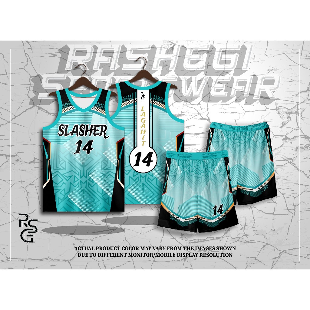 2024 RSG Customized Jersey Full Sublimation Slasher Green | Shopee ...