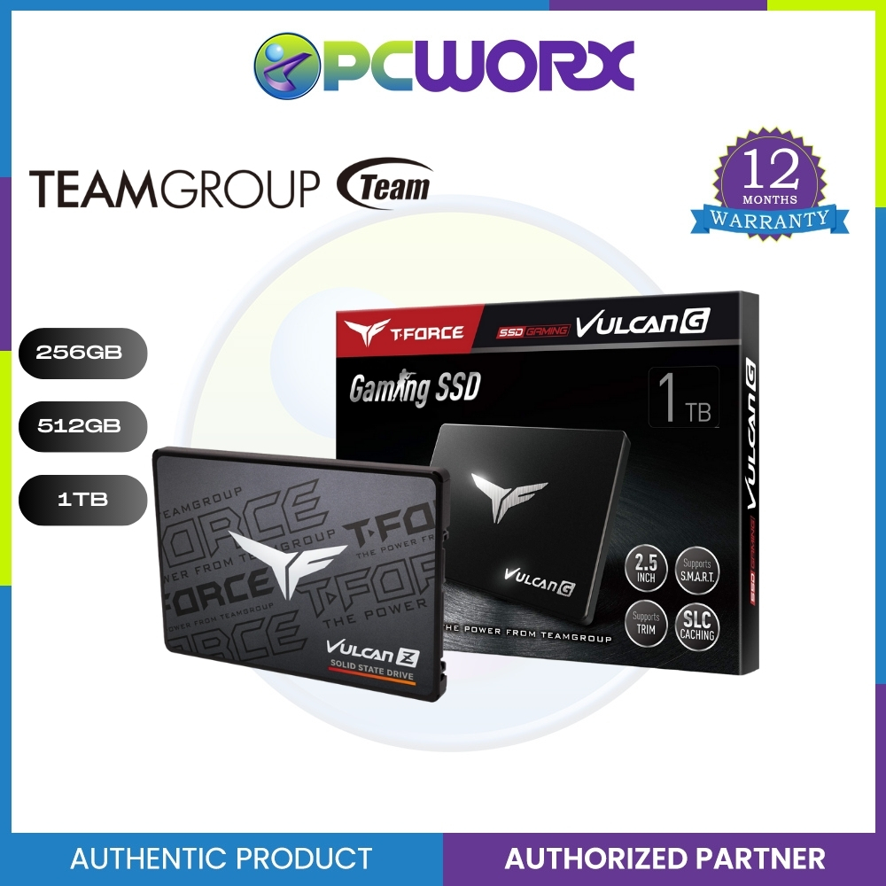 TEAMGROUP T- FORCE VULCAN Z 256GB - 2TB 2.5 SSD Sata III 3D NAND Internal Solid State Drive ...