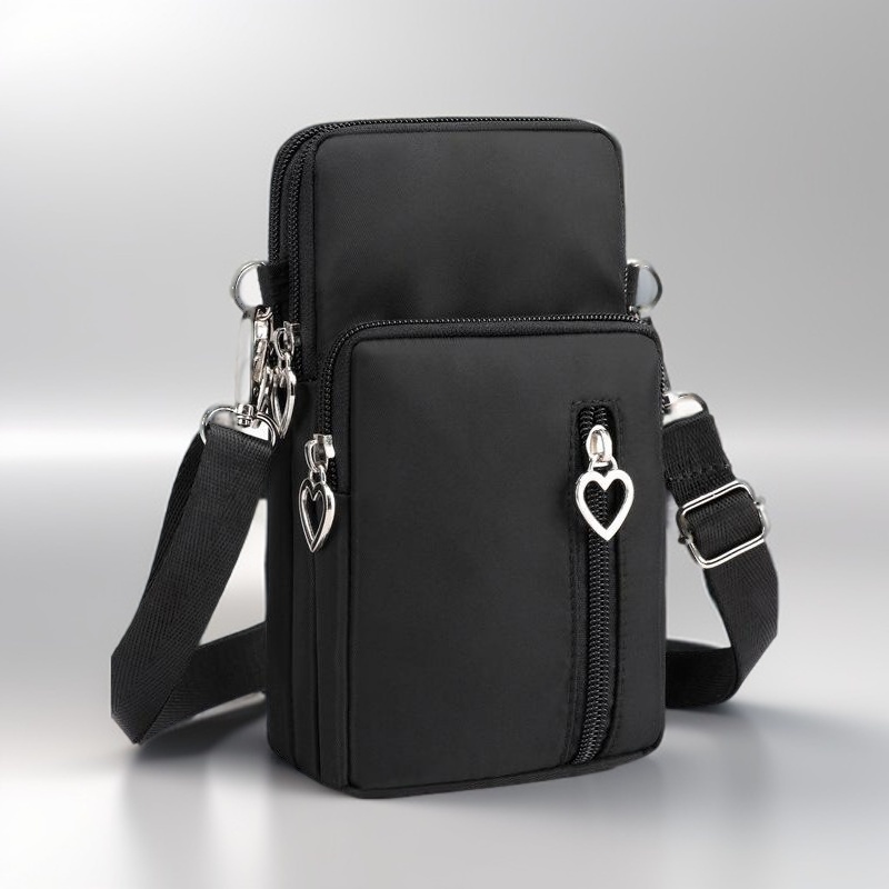 Casual Nylon Phone Bag, Sports Running Armband Bag, Mini Crossbody ...