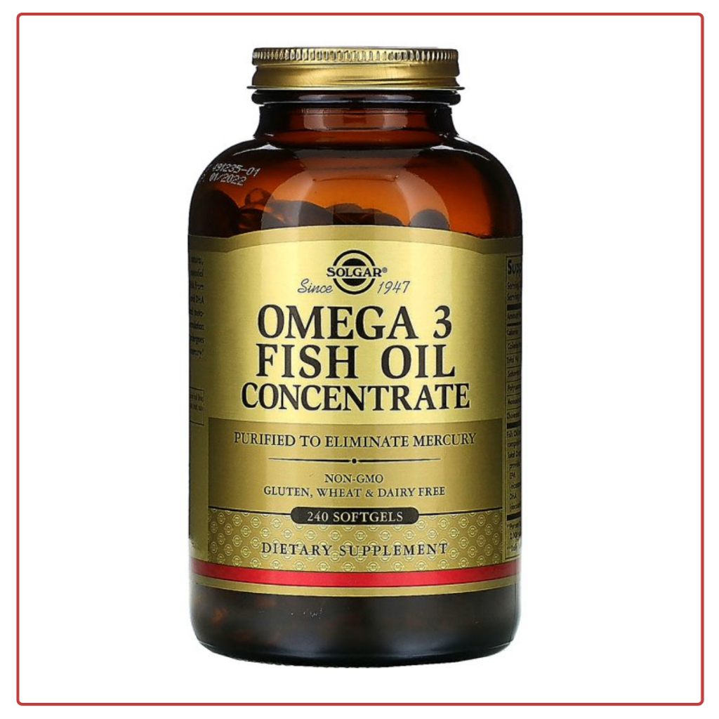 Solgar Omega-3 Fish Oil Concentrate 240 count soft gels Expiration ...