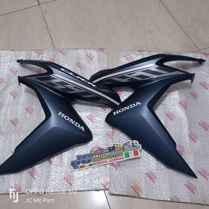 COVER SET FRONT(matte blue) FOR HONDA CLICK V2 150i GAME CHANGER ...