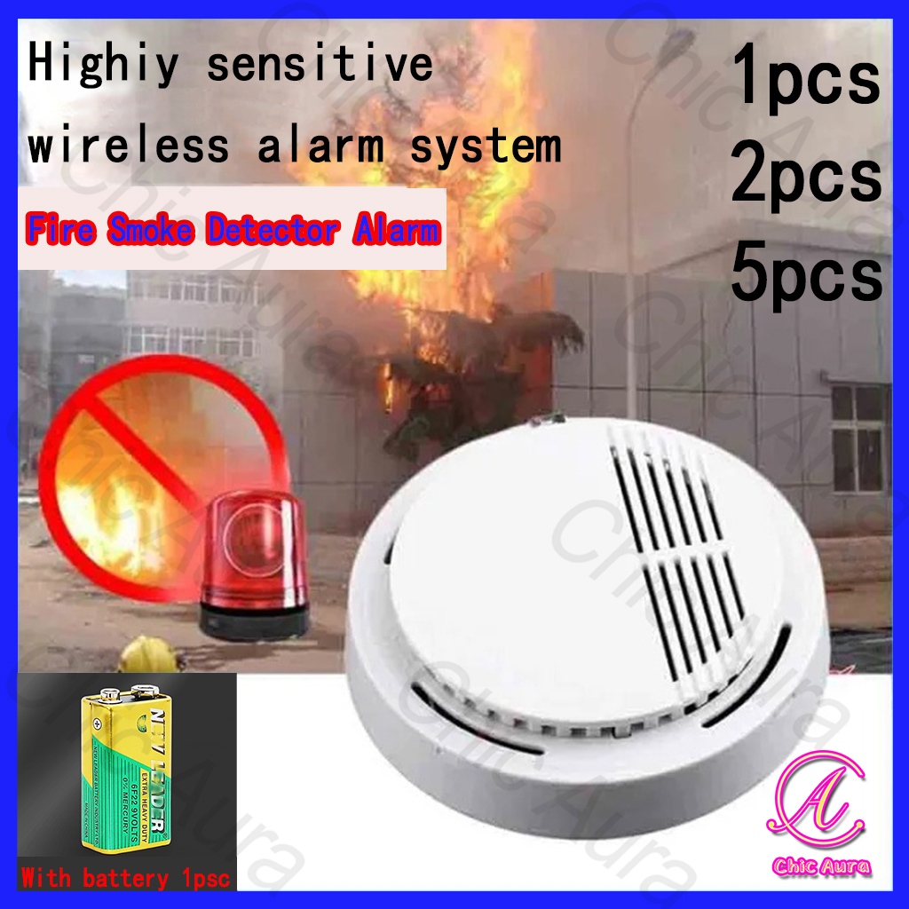 Smoke Alarm Allround Smoke Fire Detector Home Hotel Apartment Commercia ...