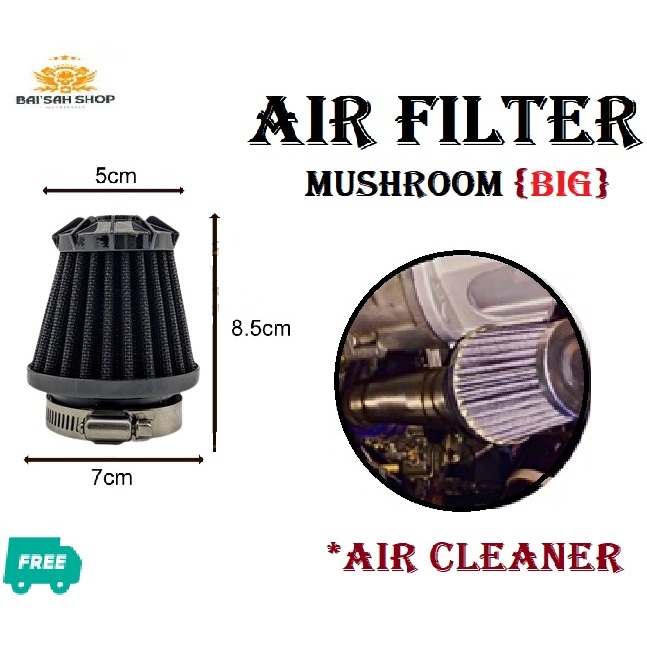 RUSI Gremlin 110CC MOTORCYCLE PARTS BIG MUSHROOM HEAD TYPE AIR CLEANER ...