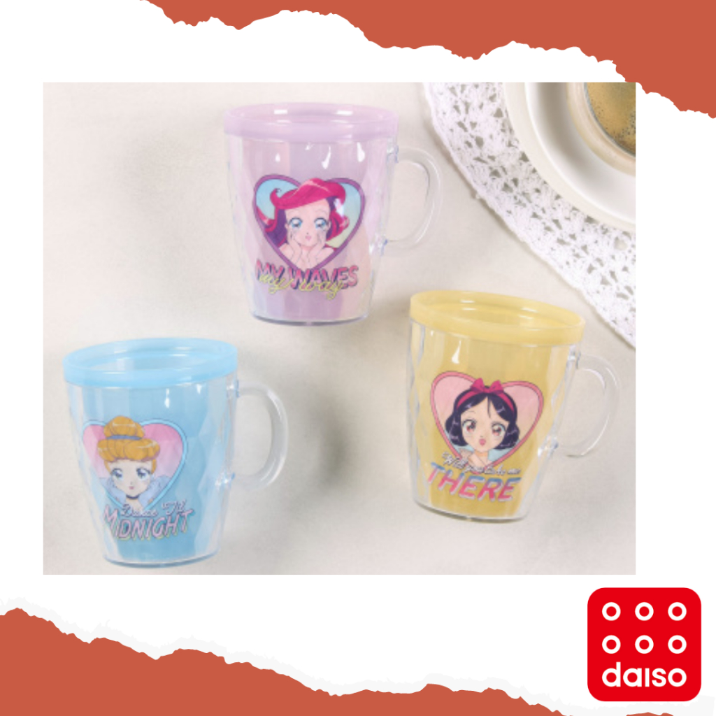 [DAISO KOREA] Disney Princess Handle Water Cup 300ml | Shopee Philippines