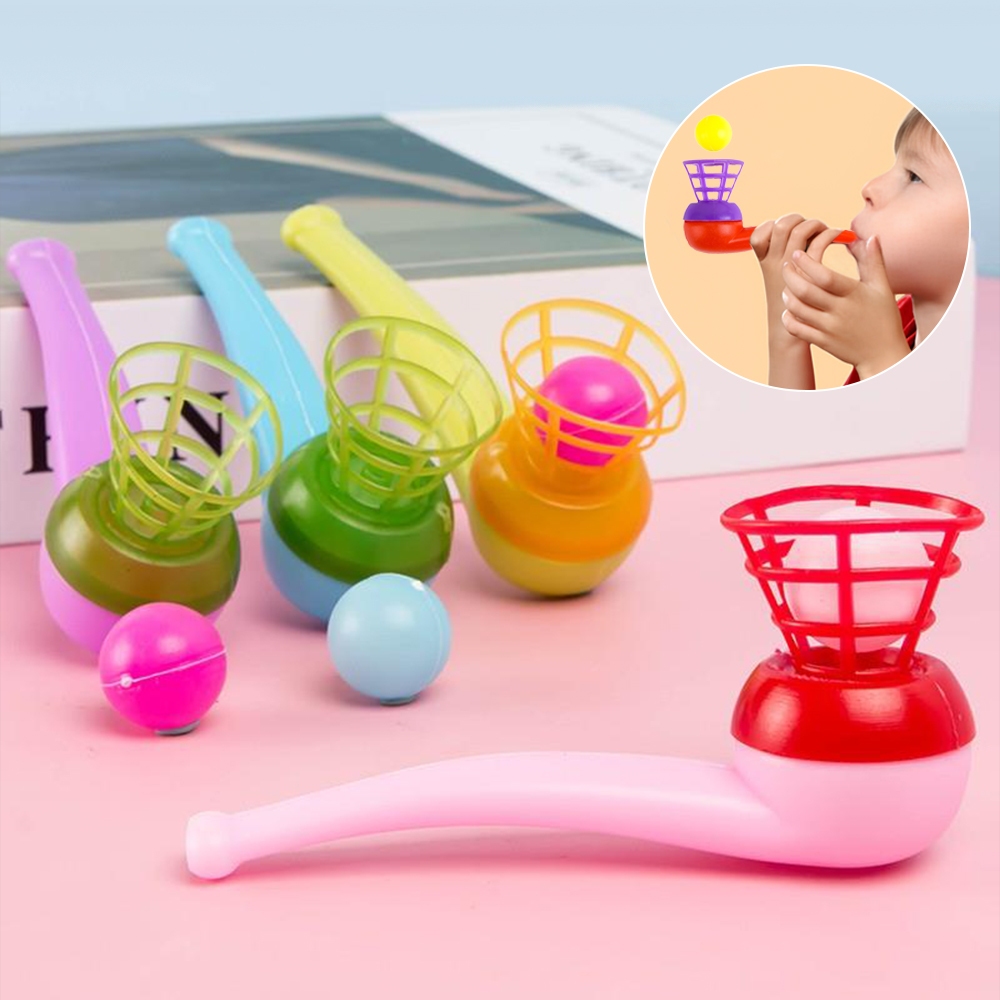 Lakoe Fidget Toys Floating Blow Balls Tube Toy Classic Traditional ...