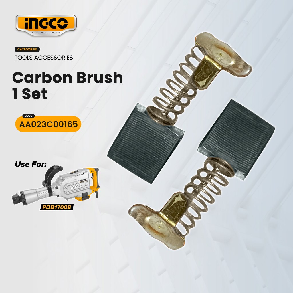 Ingco 2PCS/SET Carbon Brush for Demolition Hammer Drill Motor ...