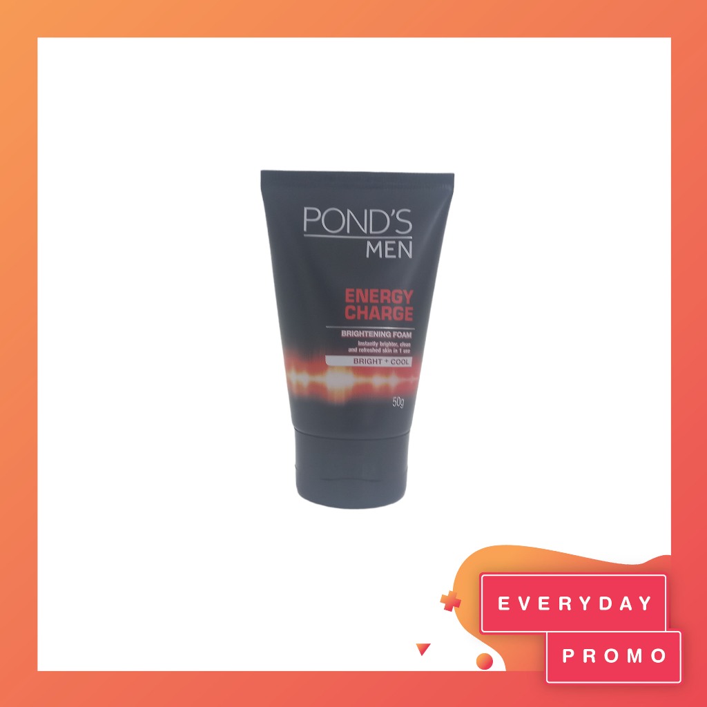 Ponds Men Energy Charge 50g Whitening Foam For Brightening And ...