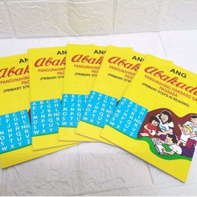 ANG ABAKADA Book | Alphabet Primary Steps in reading School supply ...