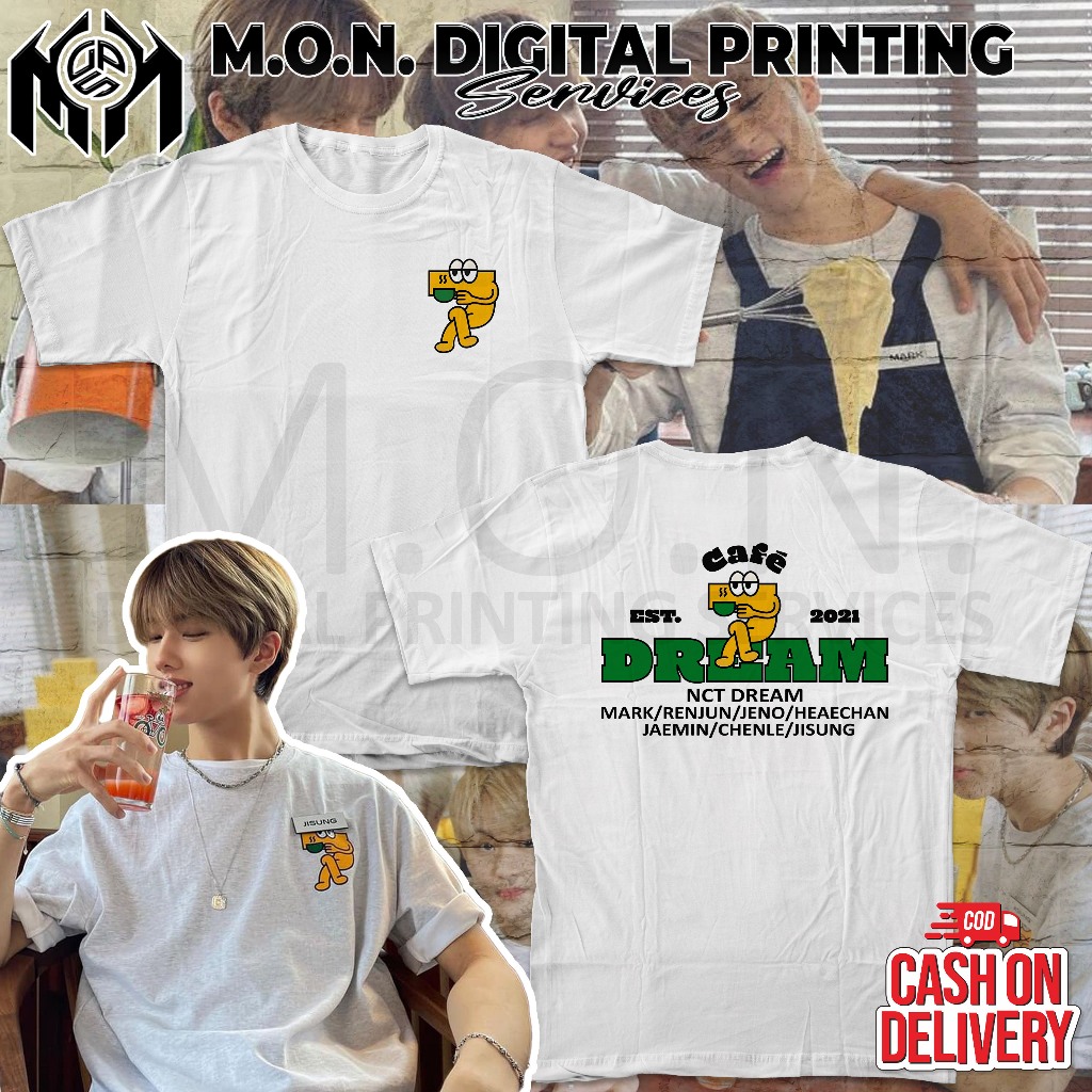 NCT Dream Cafe Sublimation Print KPOP Inspired T-Shirt Unisex | MON ...