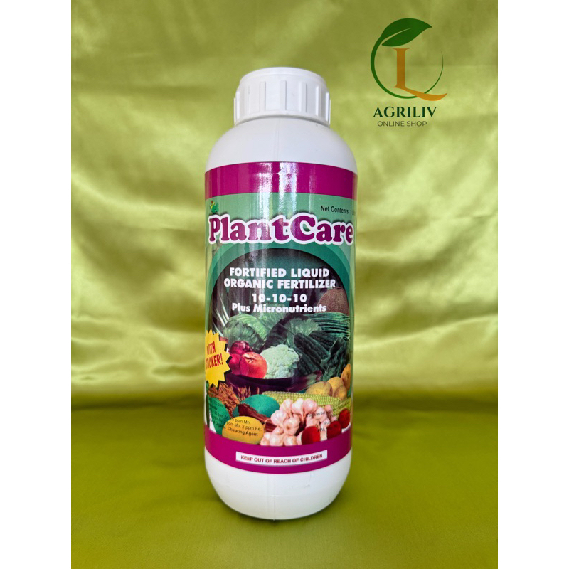 Plantcare Fortified Liquid Organic Fertilizer 1 Liter | Shopee Philippines