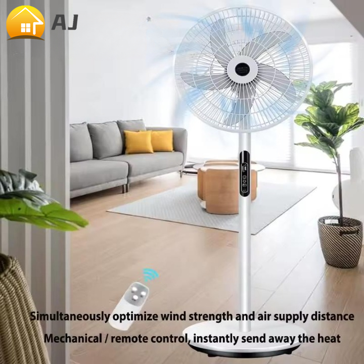 Electric Fan Stand Fan Quiet Power Saving Shaking Head Electric Fan ...