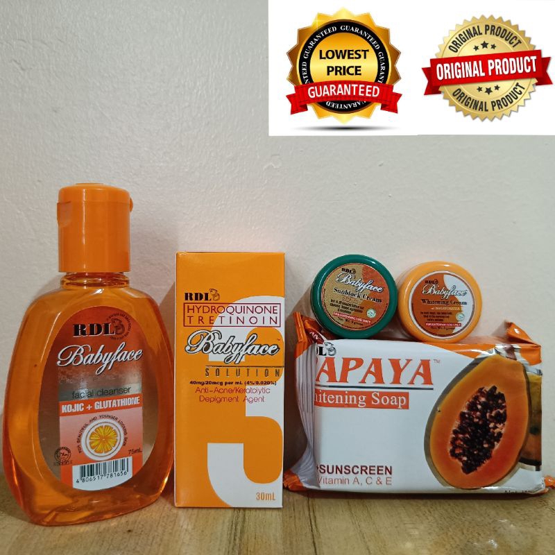 RDL PAPAYA SET WITH KOJIC+GLUTA CLEANSER Budget Pack | Shopee Philippines