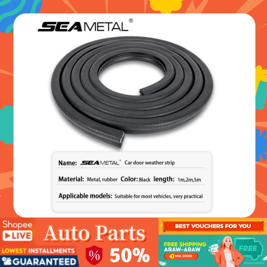 SEAMETAL Car Door Seal Strip Auto EPDM Trim Sealing U Shape PVC Trim ...
