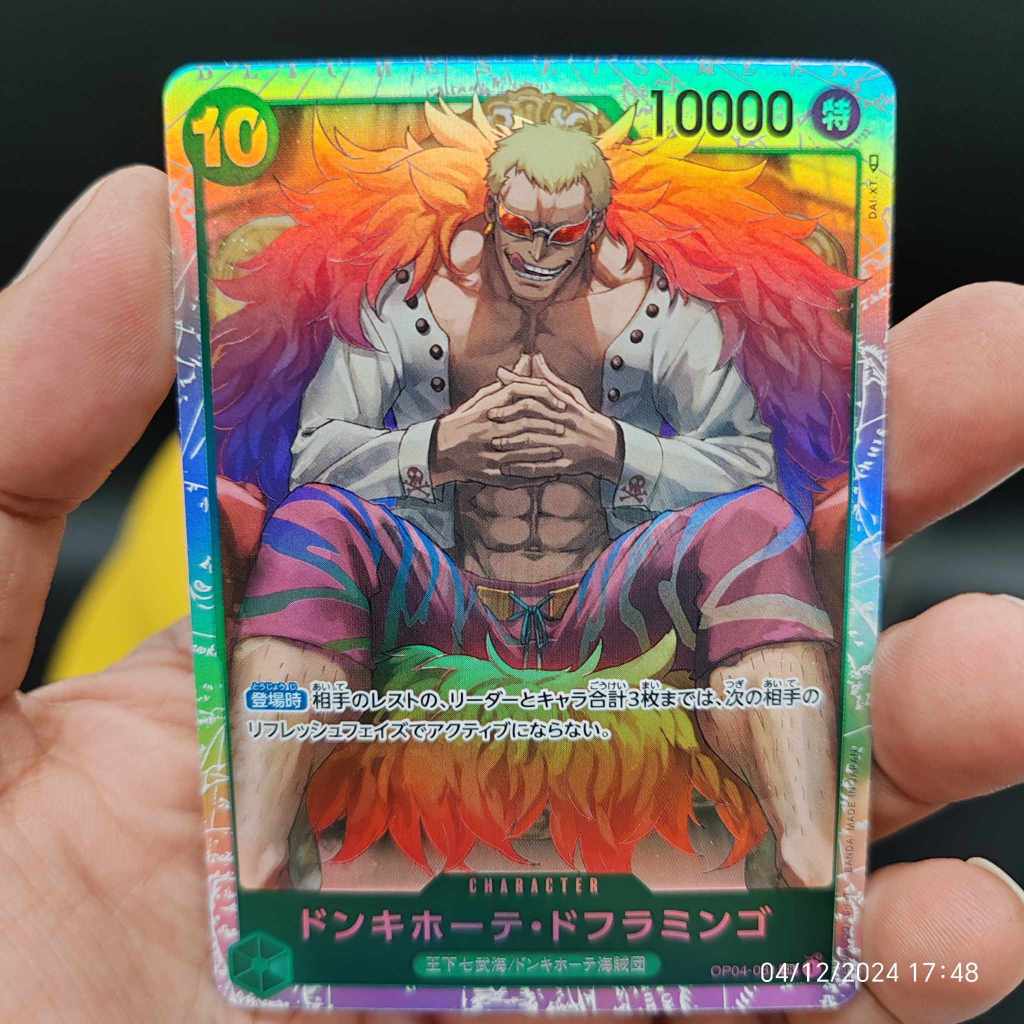 One Piece TCG - OP04-031 SR Donquixote Doflamingo | Shopee Philippines
