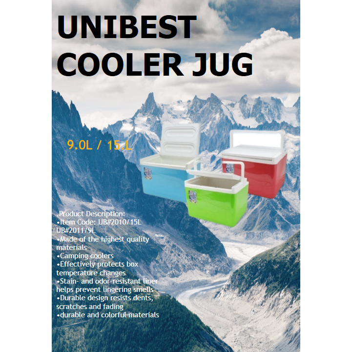 zhenmi-UNIBEST Ice Box Chest Insulated Cooler JUG 9.0L/15L (Random ...