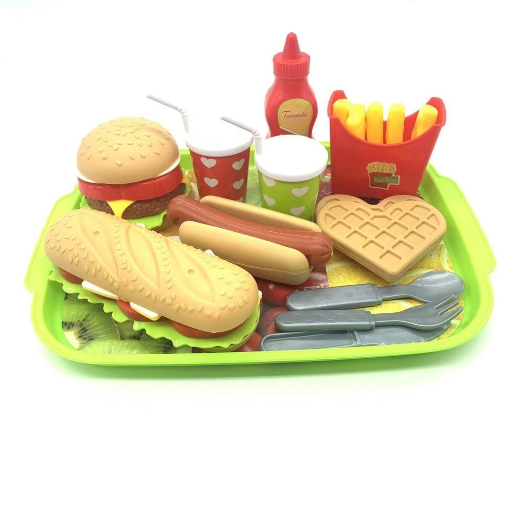 S&L Children's Play House Toys Komida Fast Food Burger Toy | Shopee ...