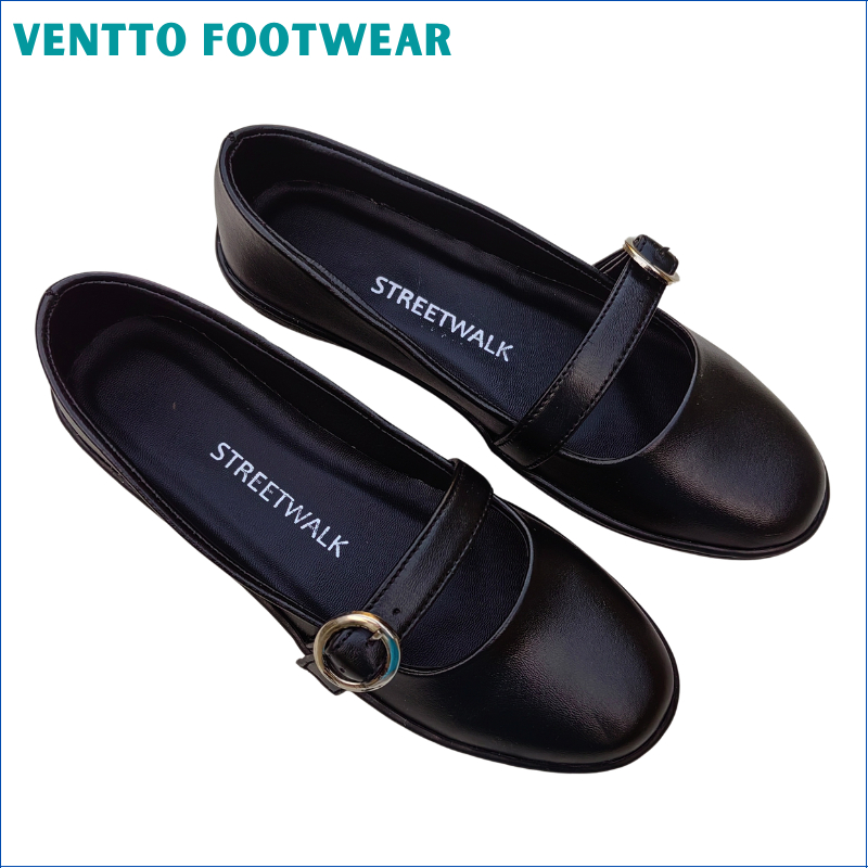 Ventto Marikina One Strap Black Shoes for Girls 1 Strap School Shoes ...