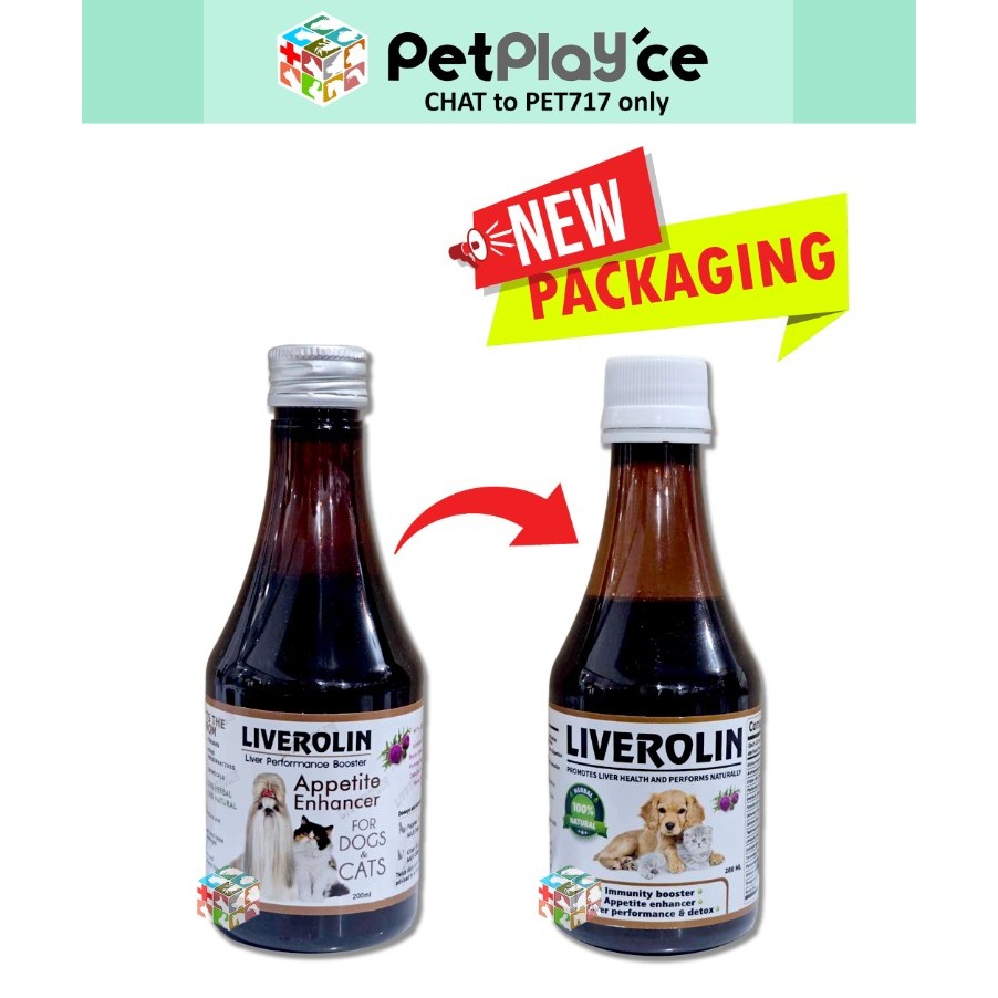 Liver On Pet / Liverolin Liver Performance 200ml DOGS & CATS Syrup ...