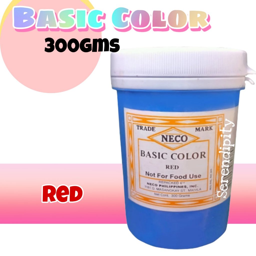 Red Basic Color 300gms (NECO BASIC COLOR) | Shopee Philippines