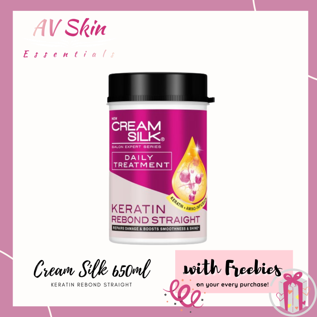 (COD) Cream Silk Keratin Rebond Straight Salon Expert Series 650ml ...