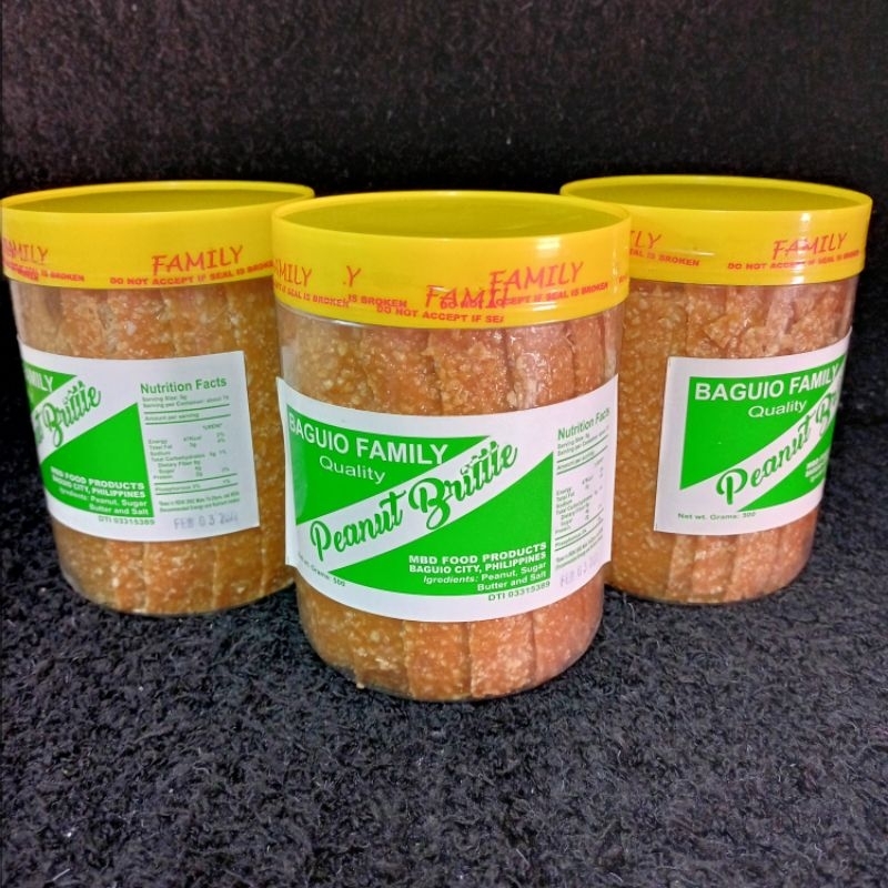 Peanut Brittle (Baguio Family) 500g Reminder: Nadudurog habang nasa ...