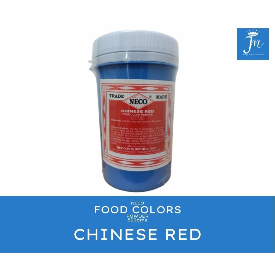NECO Chinese Red food color, 500gms | Shopee Philippines