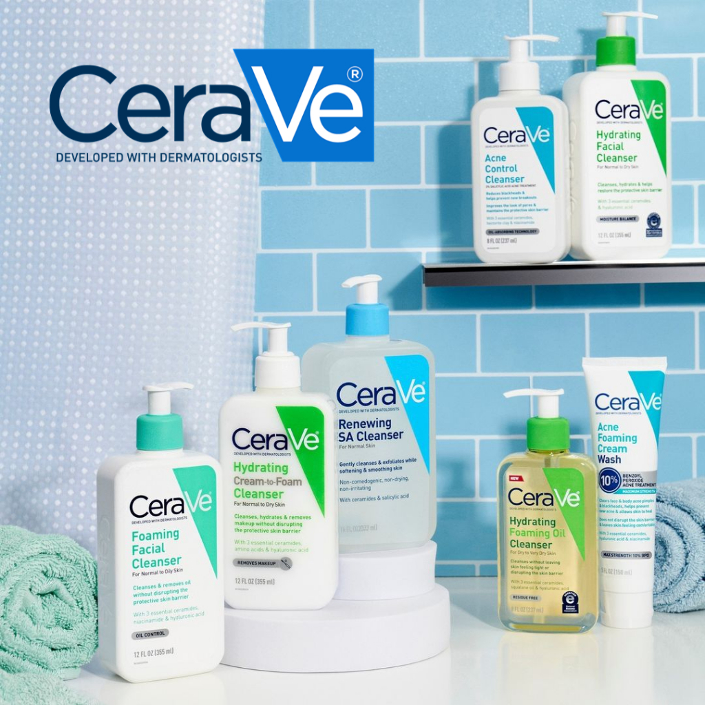 CeraVe ALL Cleanser SA Facial Cleanser Acne control Foaming Cream ...