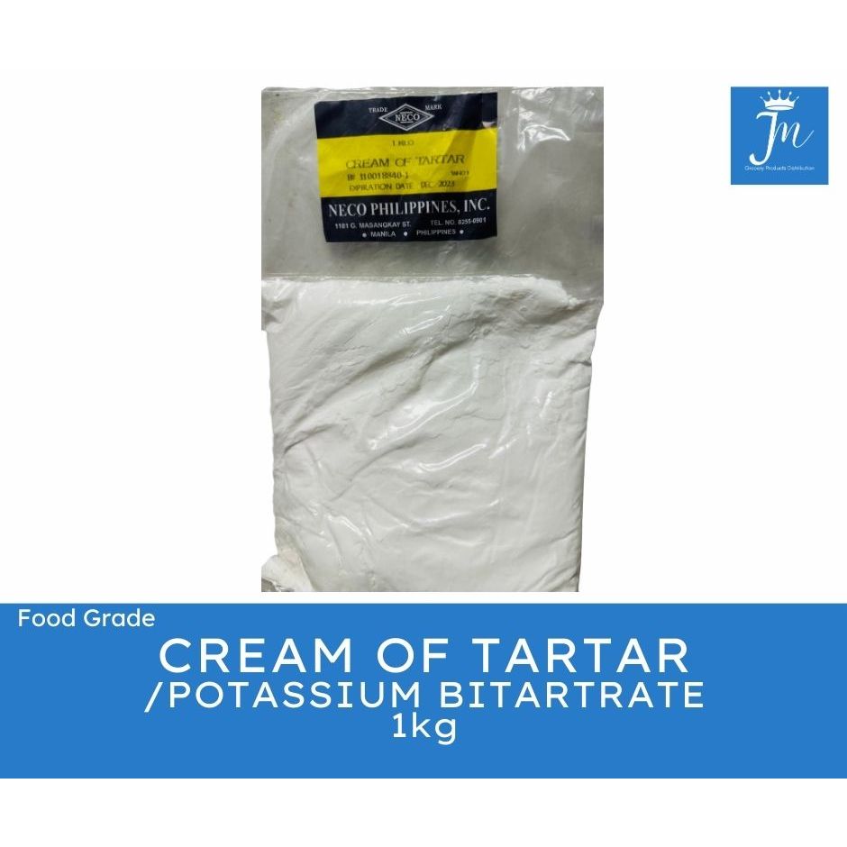Cream of Tartar "Tartaros", 1kg also known as POTASSIUM BITARTRATE ...