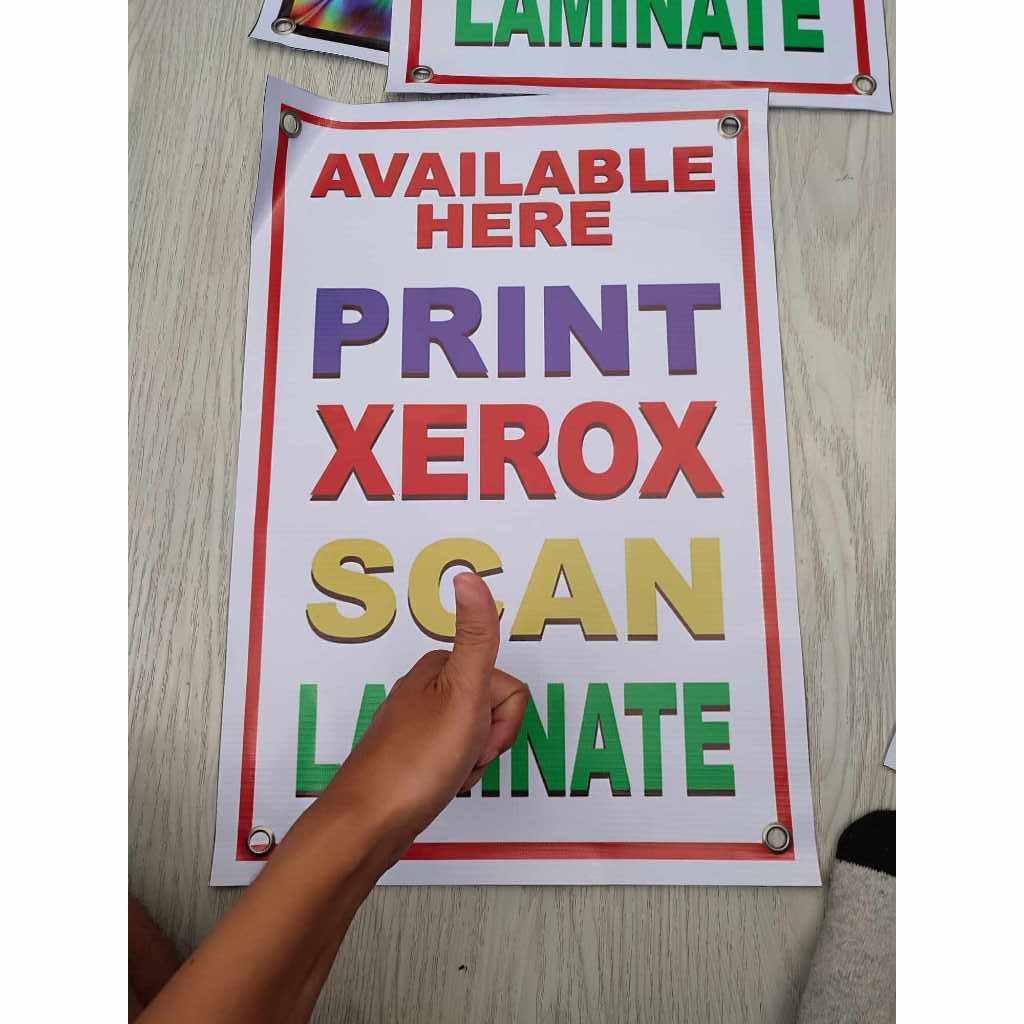 xerox print scan tarpaulin 1x1.5ft or 2x3ft | Shopee Philippines