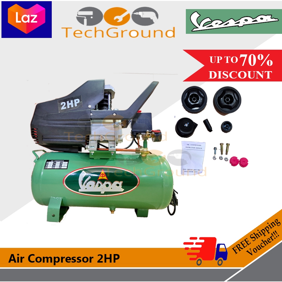 VESPA Air Compressor 2HP DIRECT COUPLING | Shopee Philippines