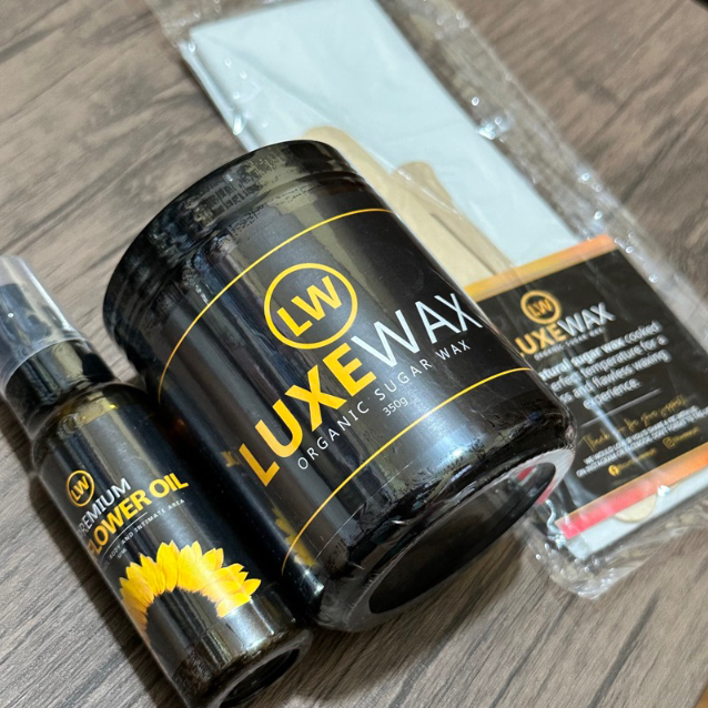 Luxe Wax Kit with strips 350g / Luxe Wax mini Kit with strips 150g ...
