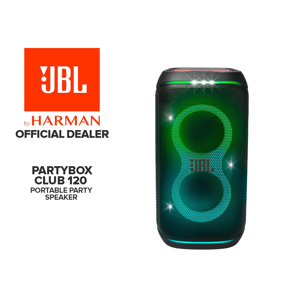 JBL PartyBox Club 120 Portable Party Speaker with Built-in Lights, Powerful Sound | Shopee ...