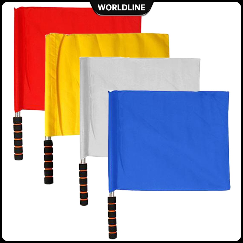 Stainless Referee Flag Soccer Volleyball Command Flag Sports ...