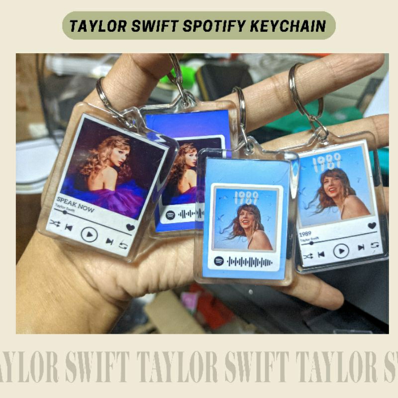 Taylor Swift Spotify Keychain | Shopee Philippines