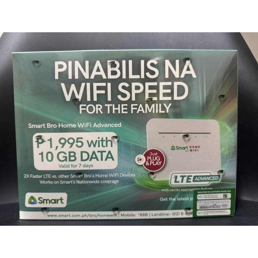 OPENLINE Smart Bro Prepaid wifi R291 BOOSTEVEN ( Fast Delivery ) | Shopee Philippines