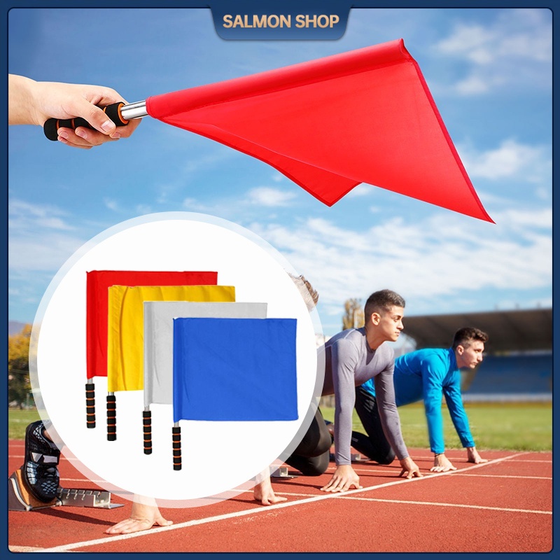 Stainless Soccer Volleyball Referee Flag Sports Competition Signal Flag ...