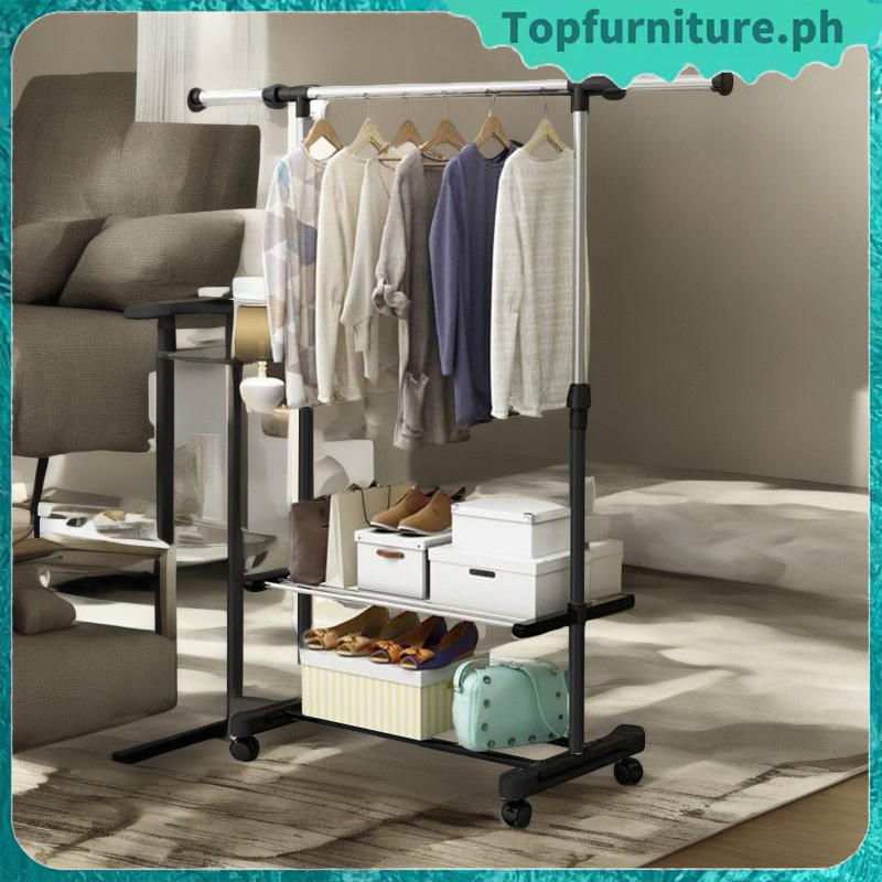 ️PH⭐ Sampayan Clothes Rack Stainless Steel Drying Rack Multifunctional ...