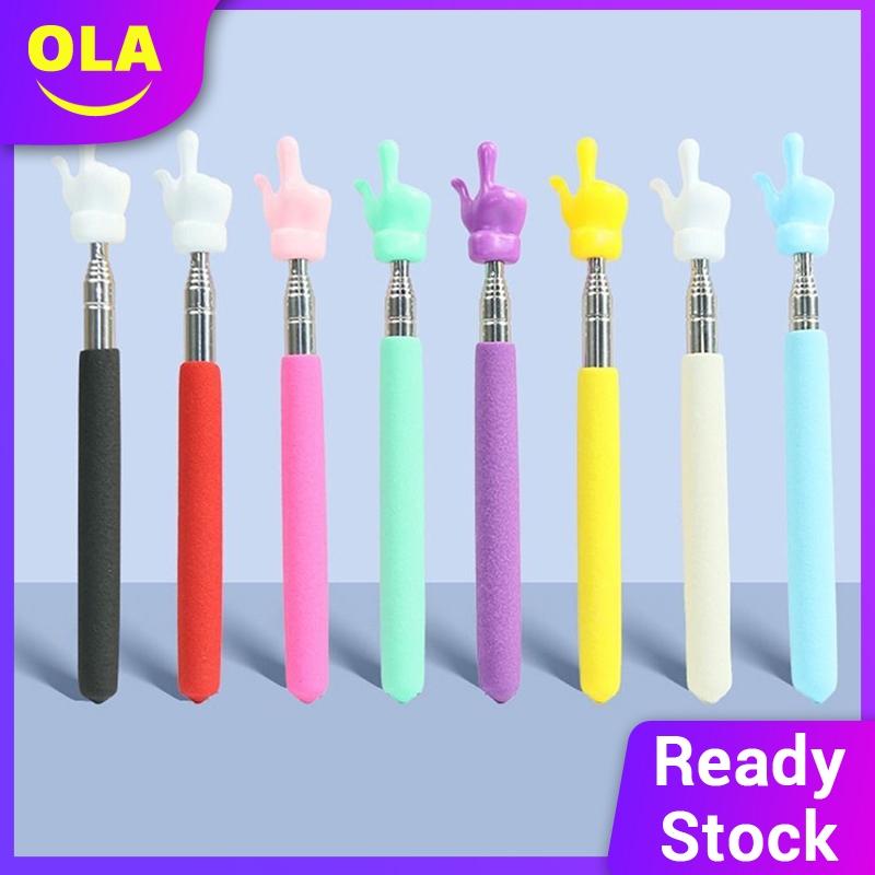 Telescopic Teachers Pointer Extendable Hand Pointer Finger Pointer ...