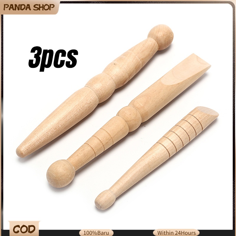 3pcs/set Wooden Massage Stick Foot Body Massage Stick Muscle Soreness ...