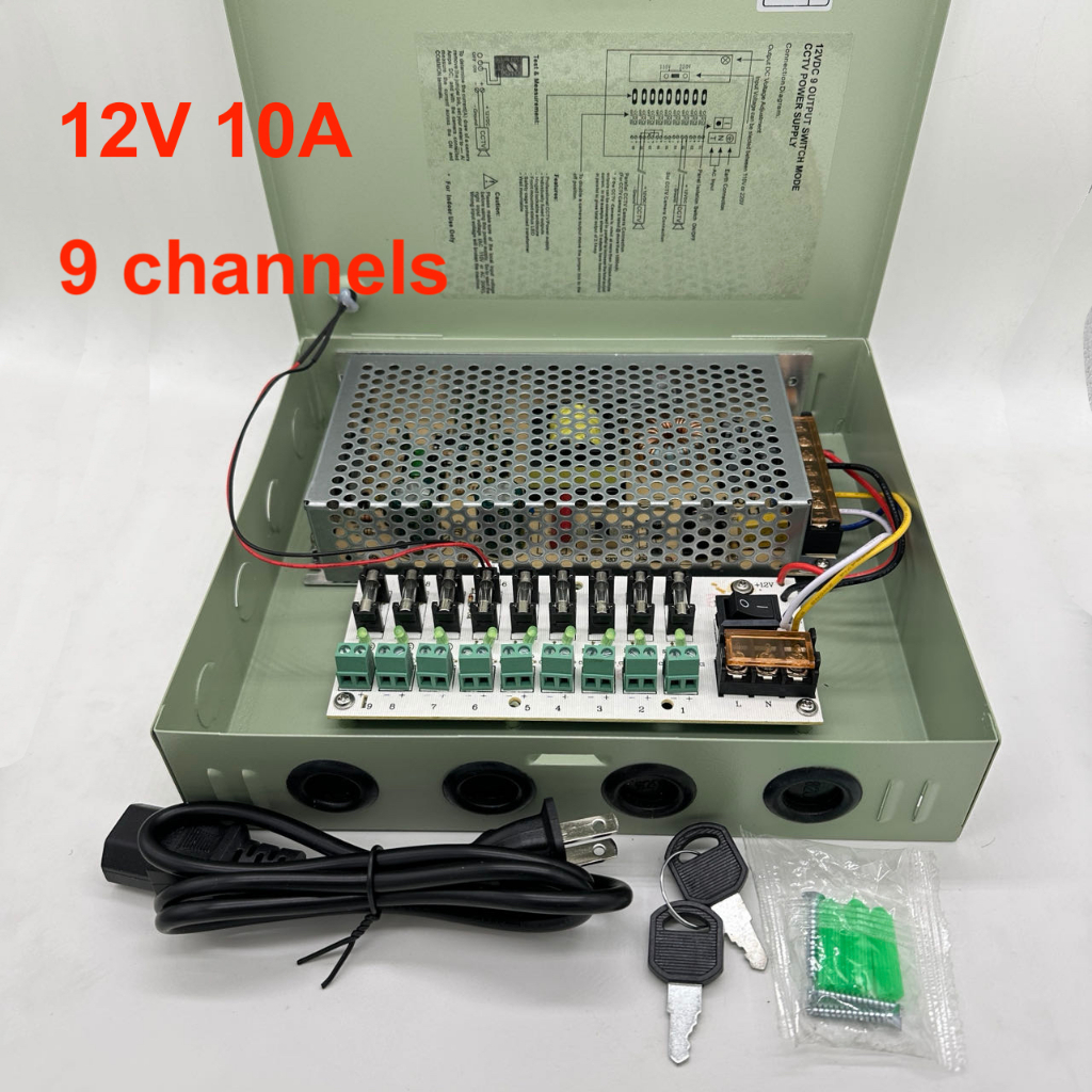 12V 5A/10A/20A/30A Fused Centralized Distributed Power Supply Power ...