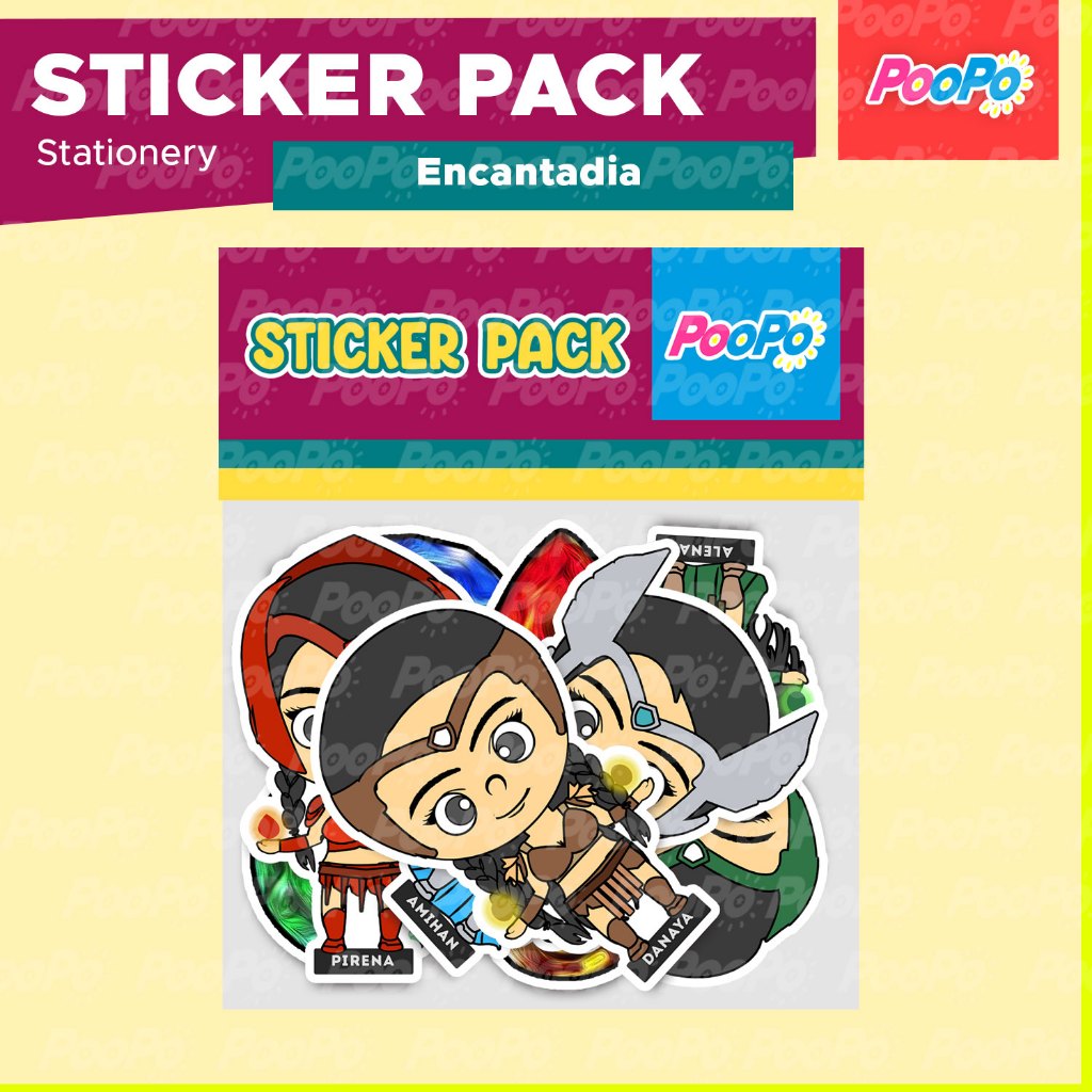 Poopo Waterproof Sticker Pack #proudlypinoy Encantadia Set | Laptop ...