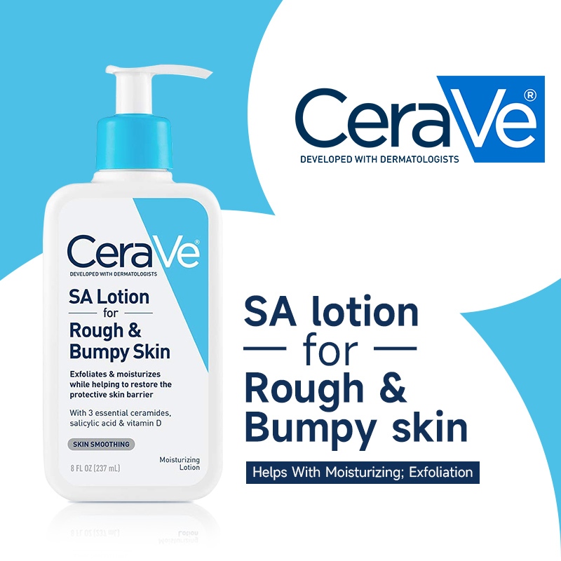 CeraVe Bumpy Skin Gentle Exfoliation Niacinamide Whitening lotion ...
