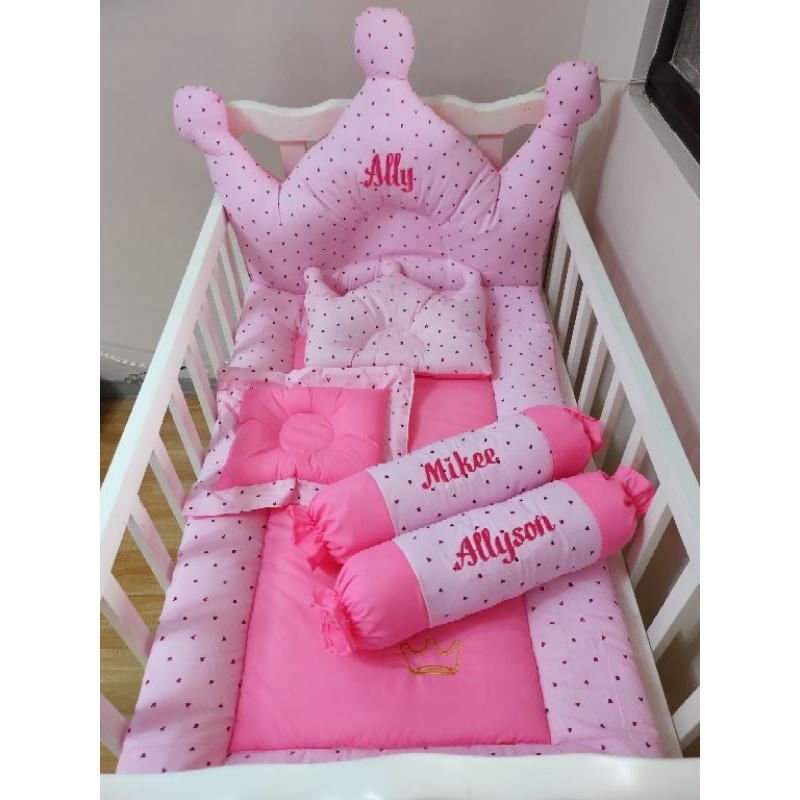 BIG CROWN Pillow with Comforter Set / Cribset for Cribs Crown Crib ...