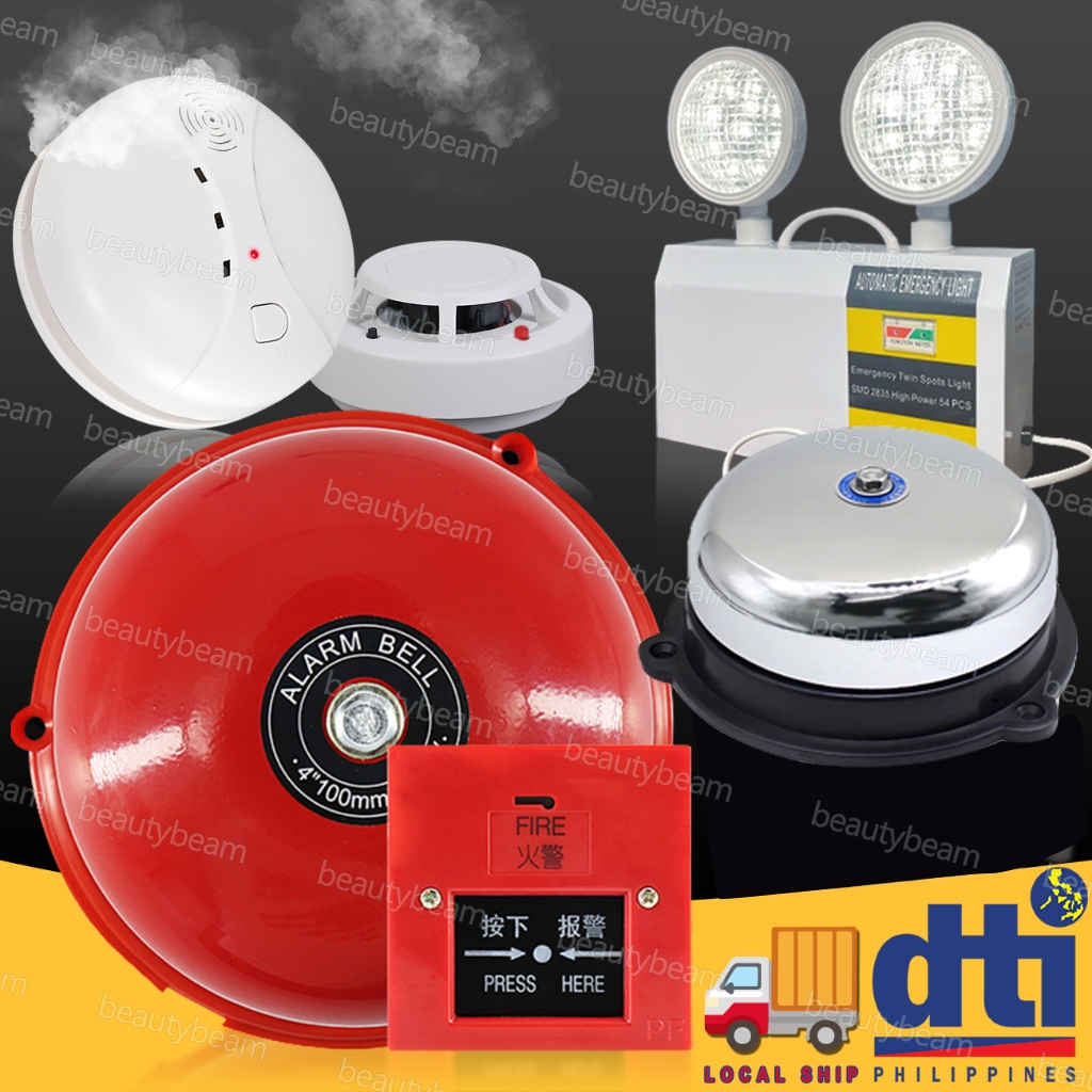 2"/3"/4"/6"/8"/10"/12" Fire Alarm Bell 220V Manual Switch Home Safe ...