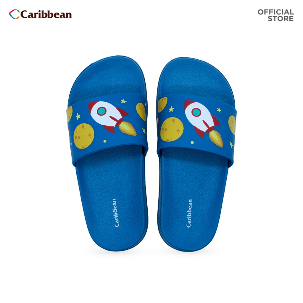 Caribbean Kids - Boys Slides: Apollo (Navy Blue) | Shopee Philippines