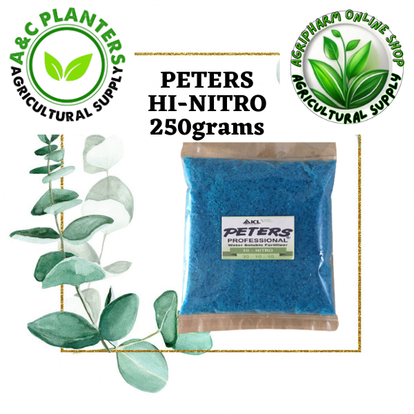 Peters Hi-Nitro 30-10-10 Fertilizer 250grams repack | Shopee Philippines