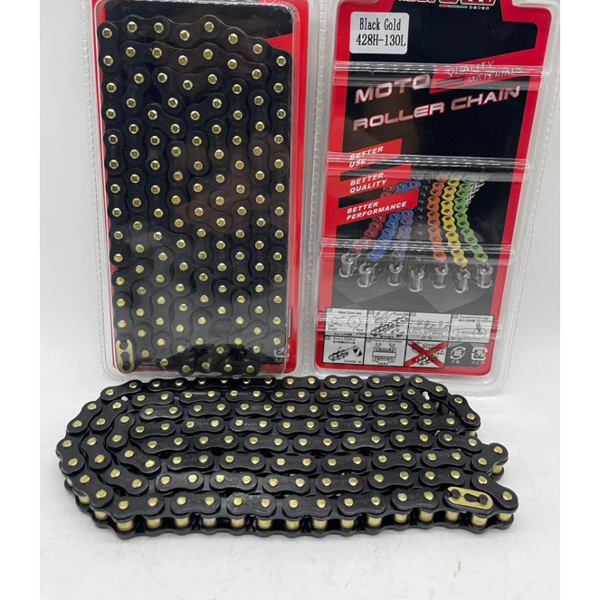 Motorcycle Chain Color Made in Thailand Black-Pink-Green-Yellow-blue ...